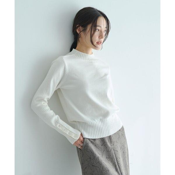 『セール実施中』ZOZO問い合わせ番号:101830908ショップ:YECCA VECCA，イェッカ ヴェッカブランド:YECCA VECCA，イェッカヴェッカ商品名:袖口釦リブMIXニットカテゴリ:トップス>ニット/セーターブランド...