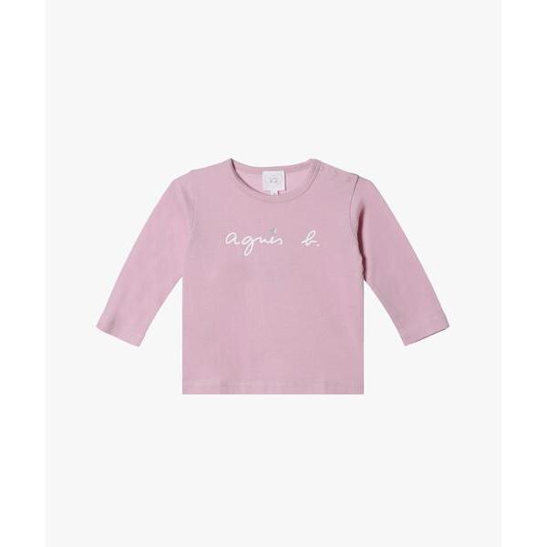 ZOZO問い合わせ番号:101831458ショップ:agnes b.，アニエスベーブランド:agnes b.，アニエスベー商品名:ベビー ロゴ ハート プリント コットン 長袖 Tシャツカテゴリ:トップス>Tシャツ/カットソーブランド...