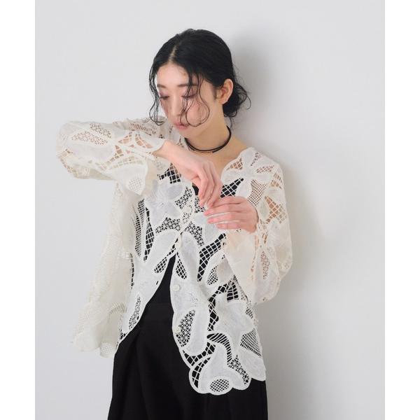 『タイムセール実施中』ZOZO問い合わせ番号:101831796ショップ:Auntie Rosa，アンティローザブランド:Shelly island，シェリーアイランド商品名:レース編みカーディガンカテゴリ:トップス>カーディガン/ボ...