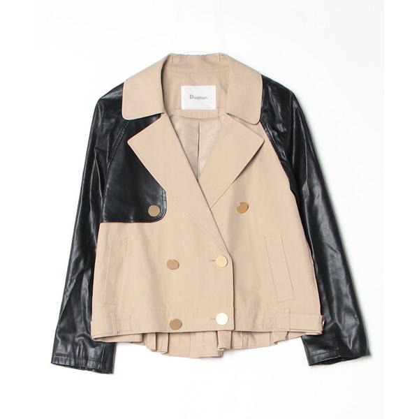 『セール実施中』参考価格：52，800円発売時期：2020年09月コンディション：A（使用感なし）数回使用した程度で使用感が感じられないアイテム参考商品名：レザーミックストレンチジャケット参考品番：0320401062ZOZO問い合わせ番号...