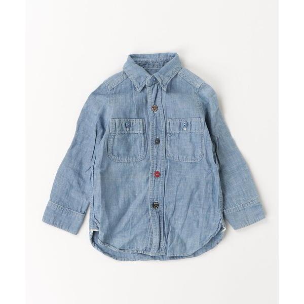 コンディション：A（使用感なし）数回使用した程度で使用感が感じられないアイテムZOZO問い合わせ番号:101888992ショップ:ZOZOUSED，ゾゾユーズドブランド:DENIM DUNGAREE，デニムダンガリー商品名:【KIDS】長袖...