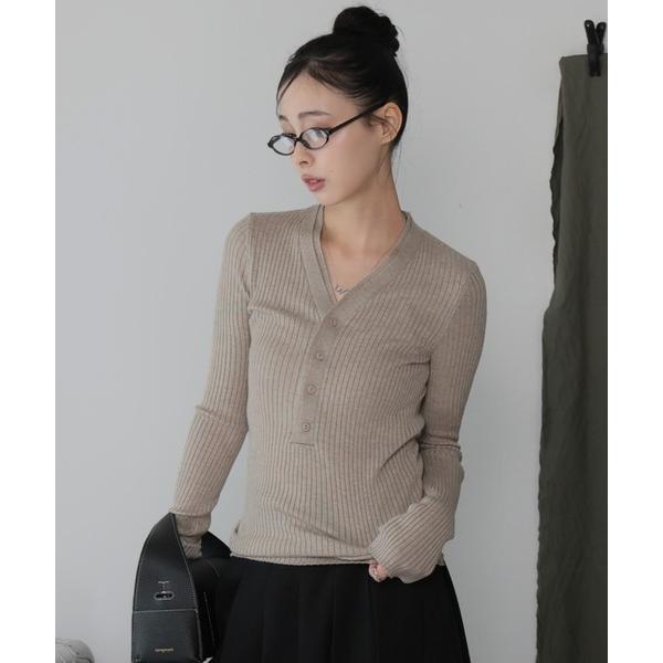 『タイムセール実施中』ZOZO問い合わせ番号:101894406ショップ:Ulysses，ユリシスブランド:Ulysses，ユリシス商品名:Vネックリブニットトップスカテゴリ:トップス>ニット/セーターブランド品番:DSY25W093...