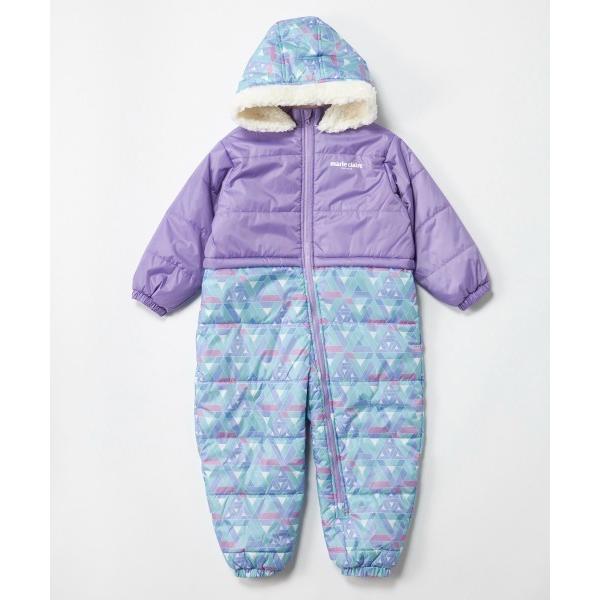 『タイムセール実施中』ZOZO問い合わせ番号:101895059ショップ:Kappa/FILA，カッパ/フィラブランド:marie claire ENFANTS，マリクレールアンファン商品名:幾何柄スノージャンプスーツカテゴリ:アウトドア/...