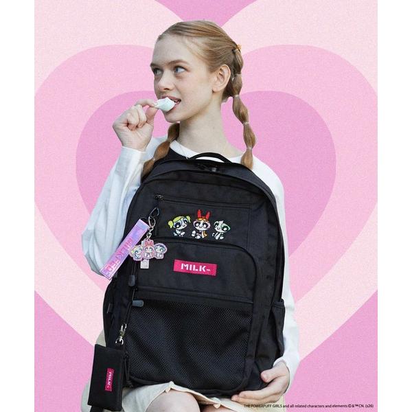 ZOZO問い合わせ番号:101895342ショップ:MILKFED.，ミルクフェドブランド:MILKFED.，ミルクフェド商品名:THE POWERPUFF GIRLS × MILKFED. BACKPACKカテゴリ:バッグ>バックパ...