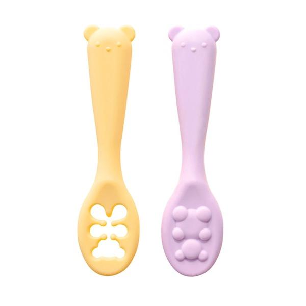 ※このアイテムは返品・交換対象外商品です。ZOZO問い合わせ番号:101895942ショップ:Karlas，カルラスブランド:Karlas，カルラス商品名:reliev リリーブ ファースト離乳食スプーン 2本セット クマ型カテゴリ:ママ＆...