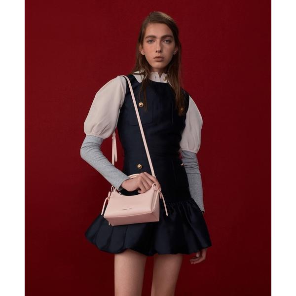 ZOZO問い合わせ番号:101896249ショップ:CHARLES &amp; KEITH，チャールズ＆キースブランド:CHARLES &amp; KEITH，チャールズ &amp; キース商品名:Hazel ヘーゼル ボウトップハンドルバ...
