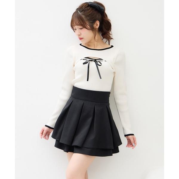 『タイムセール実施中』ZOZO問い合わせ番号:101896788ショップ:INGNI，イングブランド:INGNI，イング商品名:バックレースアップタックフレアスカートカテゴリ:スカート>スカートブランド品番:1261-300014素材...