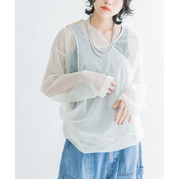 『タイムセール実施中』参考価格：8，250円発売時期：2023年02月コンディション：A（使用感なし）数回使用した程度で使用感が感じられないアイテム参考商品名：レイヤードチュールトップス参考品番：KC34-21D100【商品に関する注意事項...