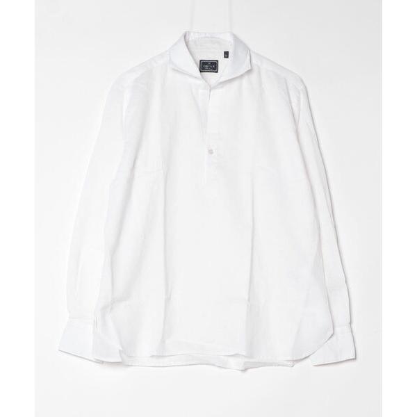 参考価格：30，800円発売時期：2025年04月コンディション：B（目立つ使用感なし）使用感が少ない、または気にならないアイテム袖口：汚れ参考商品名：ORIAN / リネンコットン プルオーバー シャツ参考品番：21-11-0632-49...