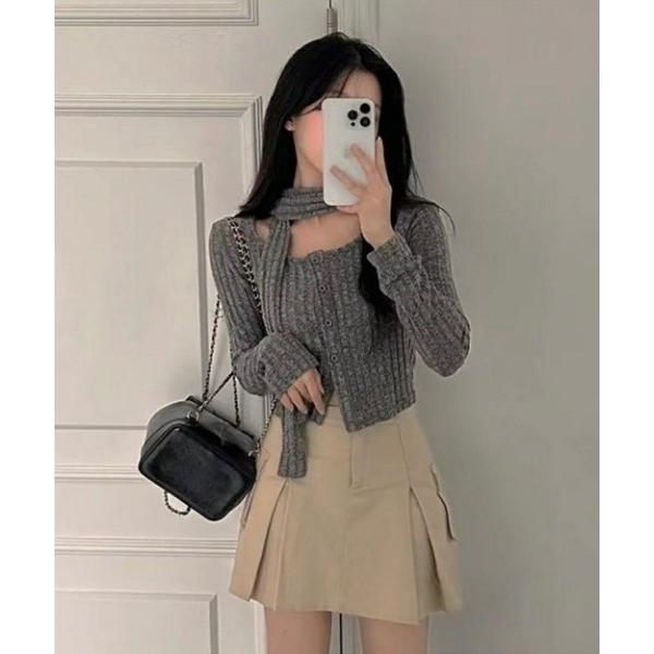 『セール実施中』参考価格：3，630円発売時期：2024年01月コンディション：A（使用感なし）数回使用した程度で使用感が感じられないアイテム参考商品名：ストールセットリブトップス(BQ)参考品番：BL0381【商品に関する注意事項】・こち...