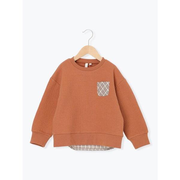 『タイムセール実施中』ZOZO問い合わせ番号:101928268ショップ:Samansa Mos2，サマンサ モスモスブランド:Samansa Mos2 Lagom，サマンサモスモスラーゴム商品名:チェック切替トレーナーカテゴリ:トップス&...