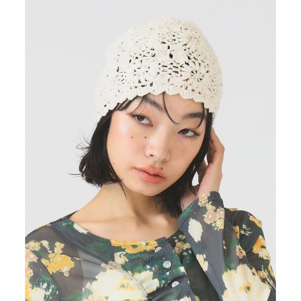 ZOZO問い合わせ番号:101928418ショップ:BEAMS WOMEN，ビームスウィメンブランド:Ray BEAMS，レイビームス商品名:フリル ハンド ニット帽カテゴリ:帽子>ニットキャップ/ビーニーブランド品番:61-41-1...