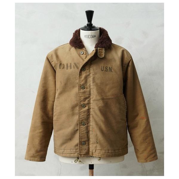 ZOZO問い合わせ番号:101928582ショップ:WAIPER，ワイパーブランド:WAIPER.inc，ワイパーインク商品名:WAIPER.inc 忠実復刻 米軍 U.S.NAVY N-1 デッキジャケット 後期型 アルパカライニング V...