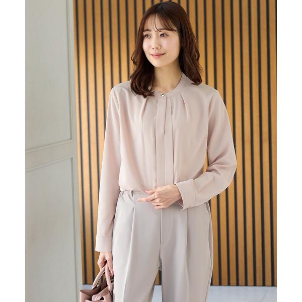 ZOZO問い合わせ番号:101928738ショップ:Honeys，ハニーズブランド:Honeys，ハニーズ，GLACIER，グラシア商品名:バンドカラーブラウスカテゴリ:トップス>シャツ/ブラウスブランド品番:673-61-0113素...