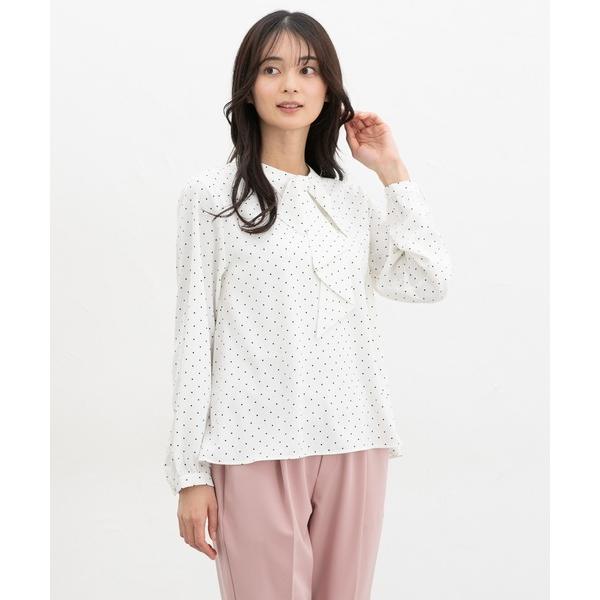 ZOZO問い合わせ番号:101928739ショップ:Honeys，ハニーズブランド:Honeys，ハニーズ，GLACIER，グラシア商品名:フリルリボンブラウスカテゴリ:トップス>シャツ/ブラウスブランド品番:673-61-0127素...