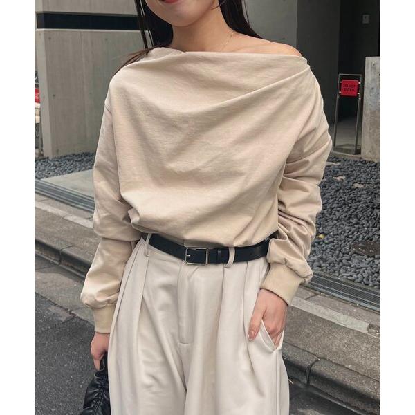 『セール実施中』ZOZO問い合わせ番号:101928898ショップ:CAPRICIEUX LE'MAGE，カプリシュレマージュブランド:CAPRICIEUX LE'MAGE，カプリシューレマージュ商品名:ドレープスウェットカテゴリ:トップス...