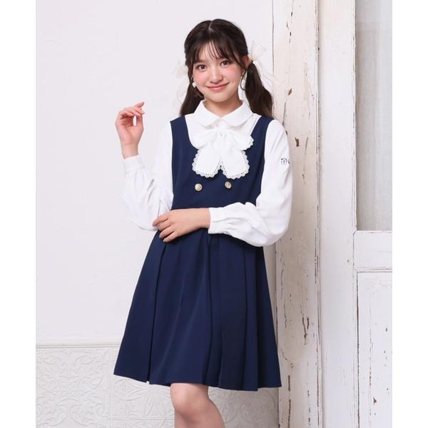 ZOZO問い合わせ番号:101928947ショップ:BABYDOLL，ベビードールブランド:PINKHUNT，ピンクハント商品名:PINKHUNT フォーマルレイヤードワンピース 1164Kカテゴリ:ワンピース/ドレス>ワンピースブラ...