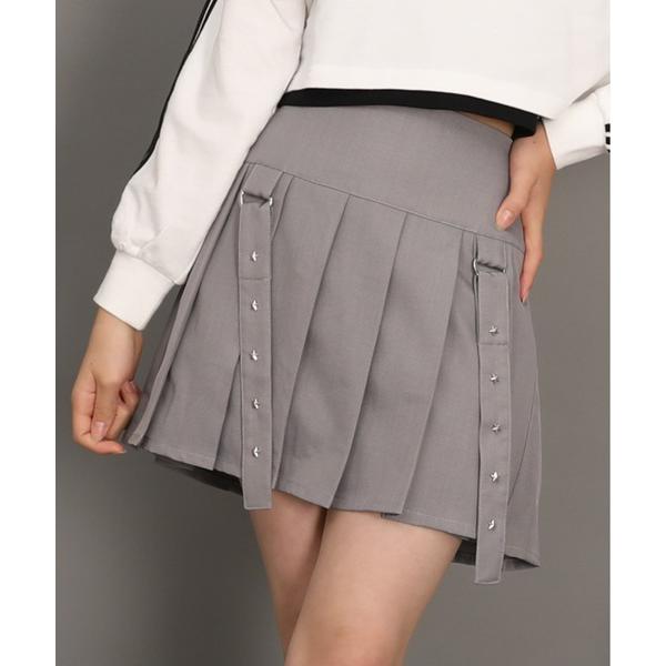 ZOZO問い合わせ番号:101928958ショップ:BABYDOLL，ベビードールブランド:PINKHUNT，ピンクハント商品名:PINKHUNT 星スタッズベルト プリーツスカート 1227Kカテゴリ:スカート>スカートブランド品番...