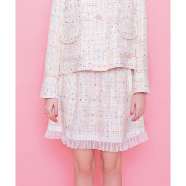 ZOZO問い合わせ番号:101929145ショップ:MILK，ミルクブランド:MILK，ミルク商品名:Blossom スカートカテゴリ:スカート>スカートブランド品番:10261106素材:レーヨン35% ポリエステル20% アクリル...