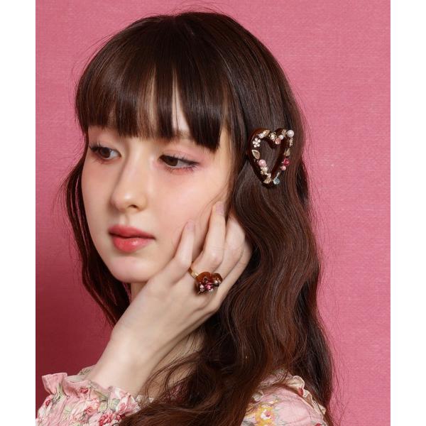 ZOZO問い合わせ番号:101929206ショップ:MILK，ミルクブランド:MILK，ミルク商品名:Rosie rose バレッタカテゴリ:ヘアアクセサリー>バレッタ/ヘアクリップブランド品番:10261404素材:アクリル ， 真...