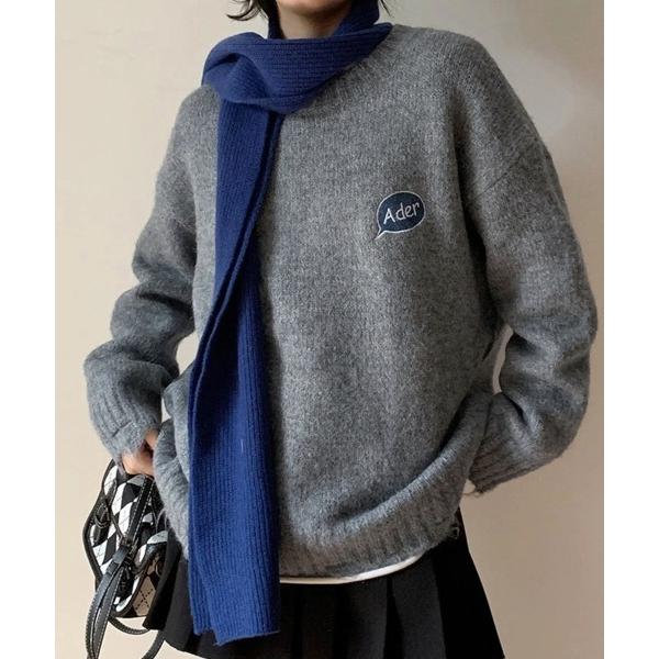 『タイムセール実施中』ZOZO問い合わせ番号:101929947ショップ:Ada.，エイダブランド:ReRe，リリ商品名:ゆったりシルエット×刺繍入りデザインニットカテゴリ:トップス>ニット/セーターブランド品番:to-k369素材:...