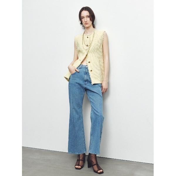 ZOZO問い合わせ番号:101930044ショップ:FRAY I.D，フレイ アイディーブランド:FRAY I.D，フレイアイディー商品名:【Lee× FRAY I.D】フレアパンツカテゴリ:パンツ>デニムパンツブランド品番:FWFP...