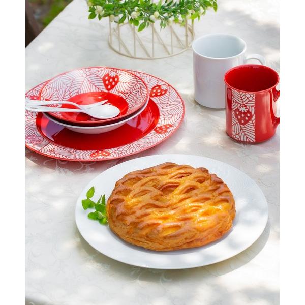 ZOZO問い合わせ番号:101930366ショップ:salle de bal，サルデバルブランド:salle de bal，サルデバル商品名:苺ミルク　8寸プレート　54426-7　SITカテゴリ:食器/キッチン>食器ブランド品番:S...