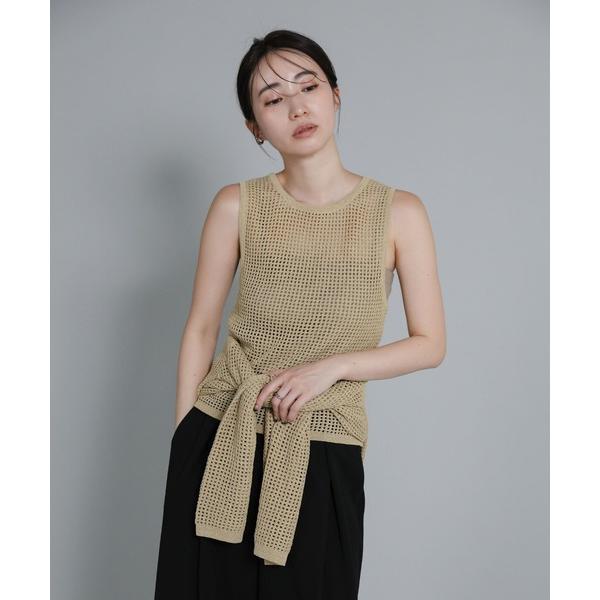 ZOZO問い合わせ番号:101930471ショップ:select MOCA，セレクトモカブランド:select MOCA Et，セレクトモカエト商品名:【Et】Mesh Knit Tank Topカテゴリ:トップス>ニット/セーターブ...