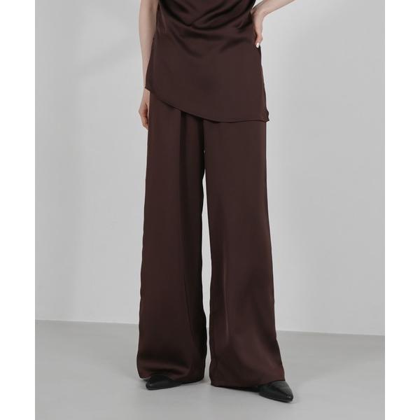 ZOZO問い合わせ番号:101930681ショップ:select MOCA，セレクトモカブランド:select MOCA，セレクトモカ商品名:ストレートイージーサテンパンツ【セットアップ対応】カテゴリ:パンツ>その他パンツブランド品番...