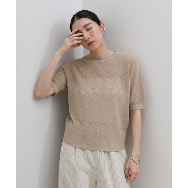 ZOZO問い合わせ番号:101930716ショップ:select MOCA，セレクトモカブランド:select MOCA，セレクトモカ商品名:リブ編みシアークルーネックニットカテゴリ:トップス>ニット/セーターブランド品番:kt326...