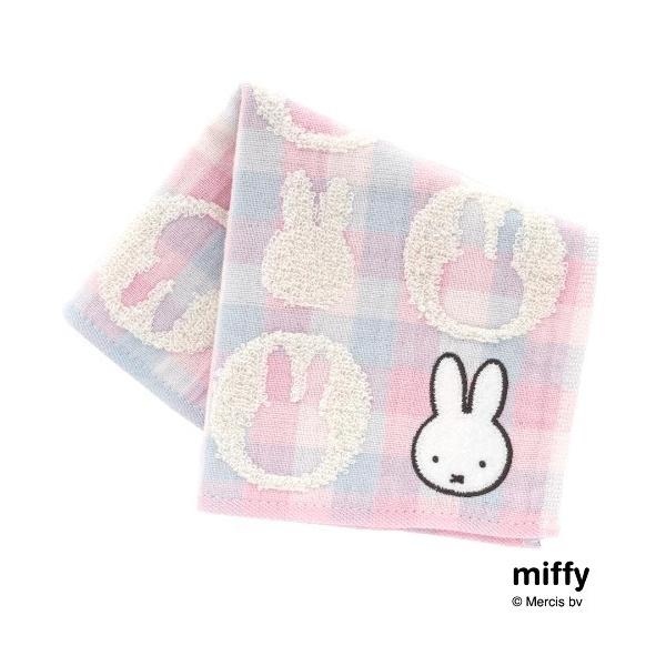 ZOZO問い合わせ番号:101931274ショップ:MARK'S，マークスブランド:Dick Bruna，ディックブルーナ，MARK'S，マークス，Miffy， ミッフィー商品名:MIFFY ガーゼタオルハンカチ ＜パステルチェック＞カテゴ...