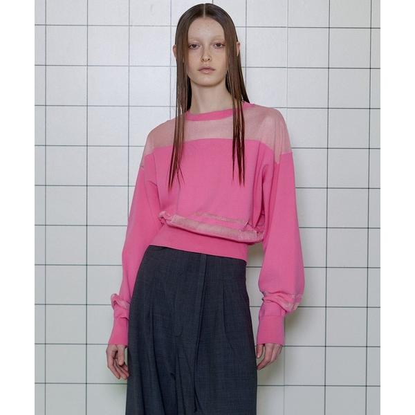 参考価格：16，940円発売時期：2024年01月コンディション：A（使用感なし）数回使用した程度で使用感が感じられないアイテム参考商品名：Sheer Border Knit/シアーボーダーニット【MAISON SPECIAL/メゾンスペシ...