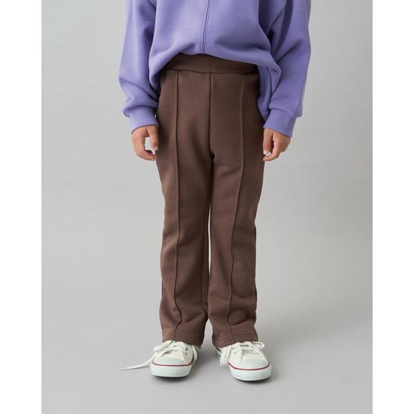 『セール実施中』ZOZO問い合わせ番号:101962596ショップ:petit main，プティマインブランド:b・ROOM，ビールーム商品名:【デイリースタンダードウェアシリーズ】【吸水速乾】センタープリーツフレアスウェットパンツカテゴリ...