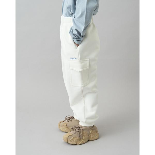 『セール実施中』ZOZO問い合わせ番号:101962597ショップ:petit main，プティマインブランド:b・ROOM，ビールーム商品名:【デイリースタンダードウェアシリーズ】【吸水速乾】ゆったりシルエットのカーゴスウェットパンツカテ...