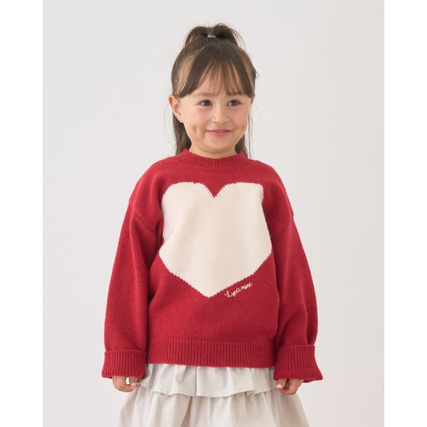 『セール実施中』ZOZO問い合わせ番号:101962606ショップ:petit main，プティマインブランド:Lycee mine，リセマイン，petit main，プティマイン商品名:【Lycee mine バレエシリーズ】ハートセータ...