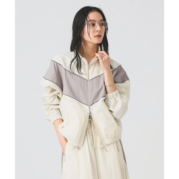 ZOZO問い合わせ番号:101962965ショップ:BEAMS WOMEN，ビームスウィメンブランド:Ray BEAMS，レイビームス商品名:カラー ブロック トラック ジャケットカテゴリ:ジャケット/アウター>ナイロンジャケットブラ...