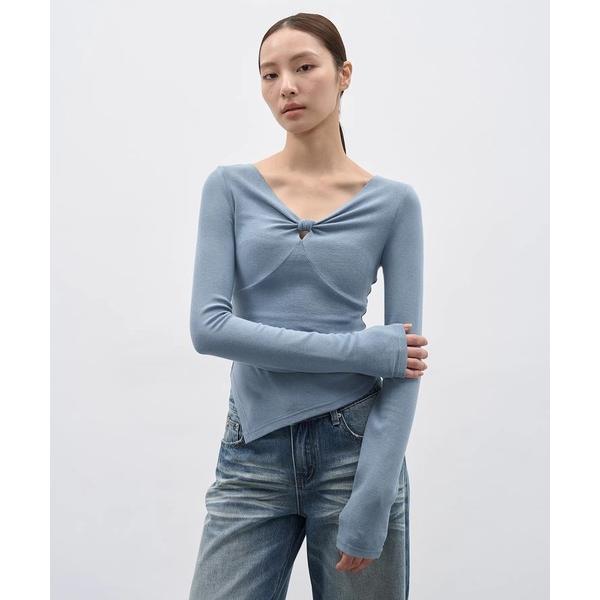 『タイムセール実施中』ZOZO問い合わせ番号:101963342ショップ:chuclla，チュクラブランド:EIGHTHMONTH，エイスマンス，Fano Studios，ファノ ストゥディオズ商品名:フロントノットデザイントップス EM2...