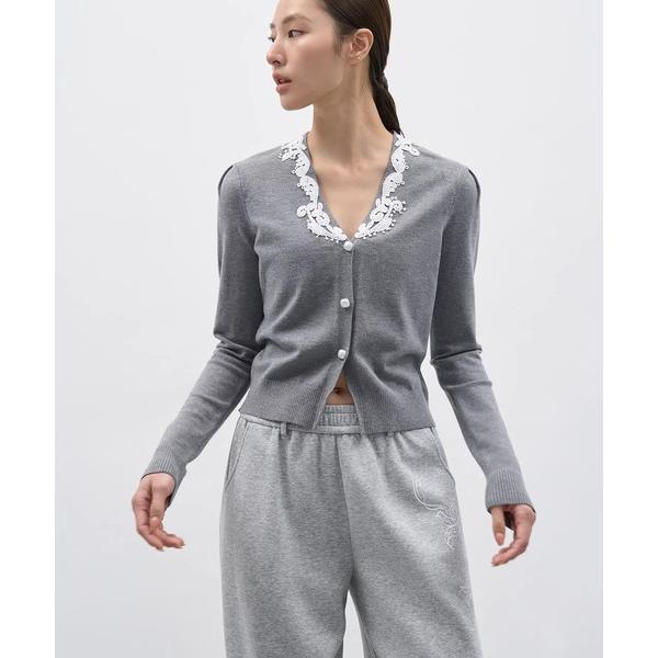 『タイムセール実施中』ZOZO問い合わせ番号:101963349ショップ:chuclla，チュクラブランド:EIGHTHMONTH，エイスマンス，Fano Studios，ファノ ストゥディオズ商品名:レーストリム Vネックカーディガン E...