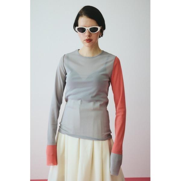 ZOZO問い合わせ番号:101963393ショップ:HeRIN.CYE，ヘリンドットサイブランド:HeRIN.CYE，ヘリンドットサイ商品名:Bi color mesh inner tops　　バイカラーメッシュインナートップスカテゴリ:ト...