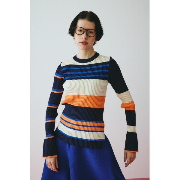 ZOZO問い合わせ番号:101963397ショップ:HeRIN.CYE，ヘリンドットサイブランド:HeRIN.CYE，ヘリンドットサイ商品名:Randam Border knit tops　　ランダムボーダーニットトップスカテゴリ:トップス...