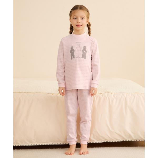 『タイムセール実施中』ZOZO問い合わせ番号:101963441ショップ:Combi mini，コンビミニブランド:combimini，コンビミニ商品名:のびのび腹巻付き毛玉ができにくいスムース長袖パジャマ（先染めボーダー）カテゴリ:ルーム...