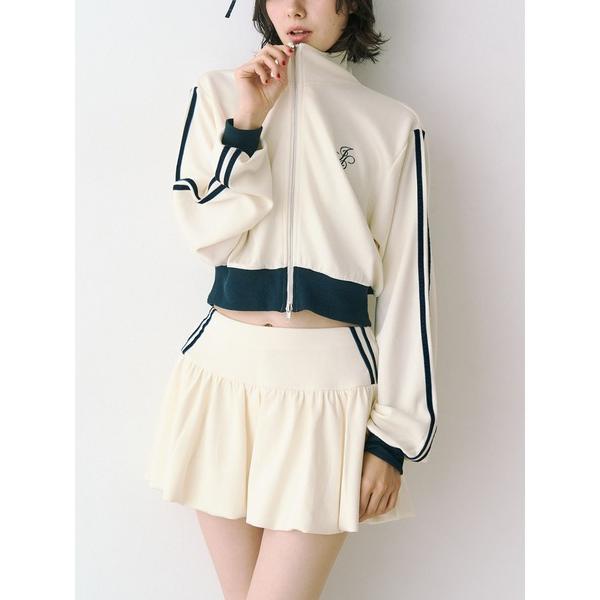 ZOZO問い合わせ番号:101963497ショップ:jouetie，ジュエティブランド:jouetie，ジュエティ商品名:バイカラートラックジャケット【セットアップ対応】ジャージカテゴリ:トップス>ジャージブランド品番:0826129...