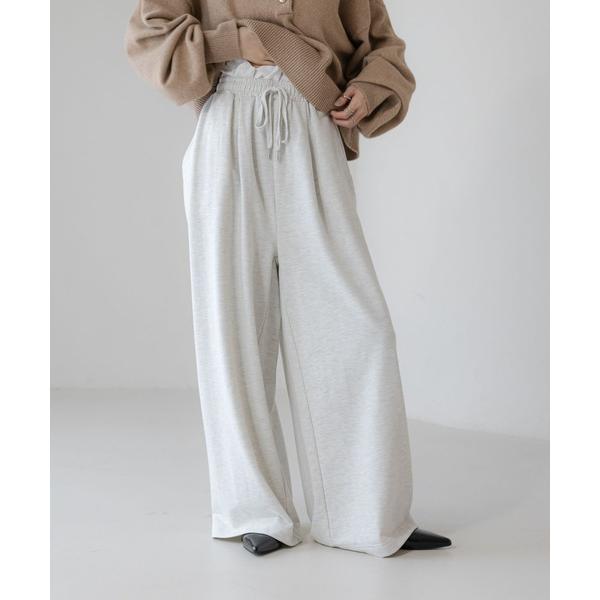 ZOZO問い合わせ番号:101963664ショップ:LOWRYS FARM，ローリーズファームブランド:LOWRYS FARM，ローリーズファーム商品名:Ｗウエストスウェットワイドパンツ　640899カテゴリ:パンツ>スウェットパンツ...