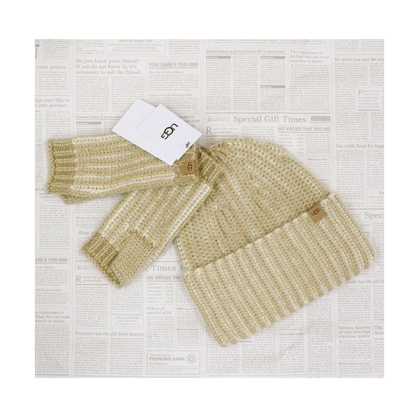『タイムセール実施中』ZOZO問い合わせ番号:101963740ショップ:TopIsm，トップイズムブランド:UGG，アグ，TopIsm，トップイズム商品名:チャンキープレイテッドセット ビーニー グローブ W CHUNKY PLAITED...