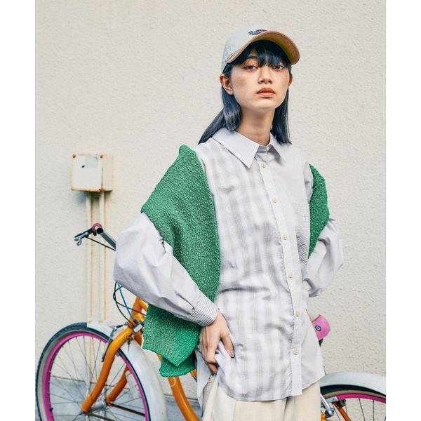 『タイムセール実施中』ZOZO問い合わせ番号:101963833ショップ:niko and...，ニコアンドブランド:niko and...，ニコアンド商品名:[MODE NORM CORE] クレイジーパッチワークシャツカテゴリ:トップス...