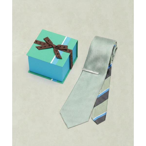 ZOZO問い合わせ番号:101963904ショップ:TAKEO KIKUCHI，タケオキクチブランド:TAKEO KIKUCHI，タケオキクチ商品名:【BOXセット】ベーシック メランジ ネクタイ＆タイバーカテゴリ:フォーマルスーツ/小物&...