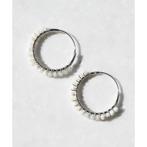 ※このアイテムは返品・交換対象外商品です。ZOZO問い合わせ番号:101964913ショップ:sowi，ソーイブランド:sowi，ソーイ商品名:SV925 小粒 天然石 フープピアス Lカテゴリ:アクセサリー>ピアス（両耳用）ブランド...