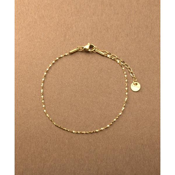 ZOZO問い合わせ番号:101965230ショップ:210nouve，トゥージュヌーブブランド:Cream dot.，クリームドット商品名:【サージカルステンレス】繊細に煌めくチェーンのステンレス製華奢ブレスレットカテゴリ:アクセサリー&g...