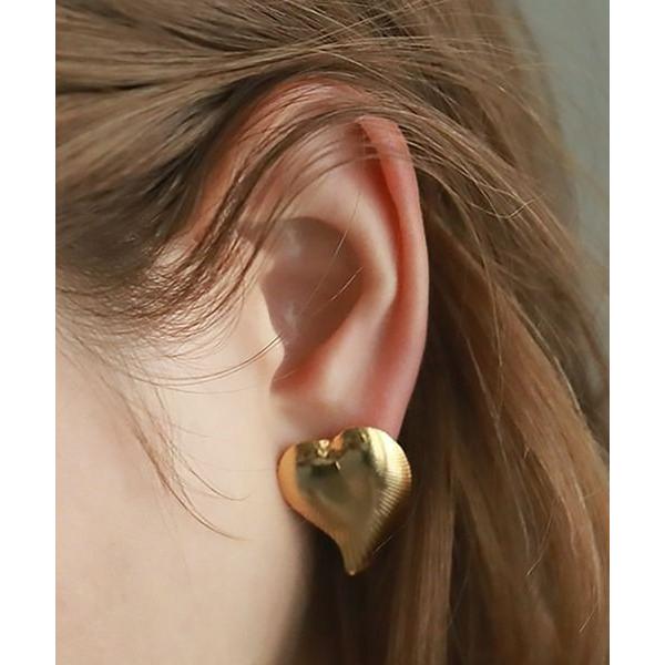 ※このアイテムは返品・交換対象外商品です。ZOZO問い合わせ番号:101965650ショップ:CASSELINI，キャセリーニブランド:LAPUIS，ラピュイ商品名:LAPUIS(ラピュイ) Heart leaf pierced earri...