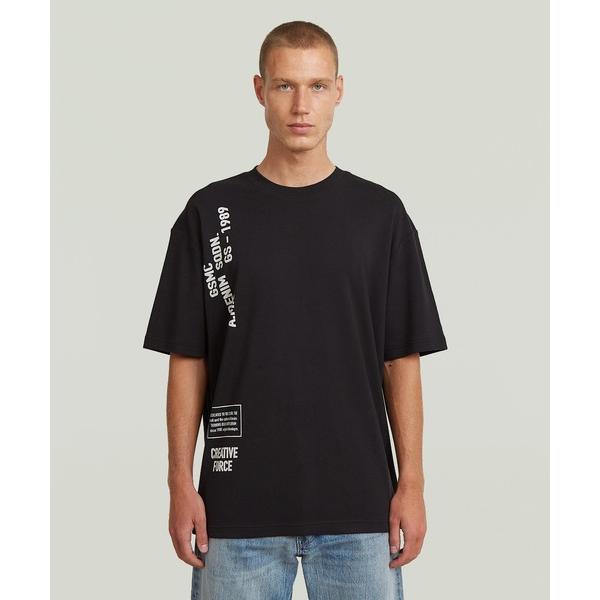 ZOZO問い合わせ番号:101965742ショップ:G-STAR RAW，ジースター・ロゥブランド:G-STAR，ジースター商品名:Stencil Relaxed T-Shirt/ミリタリーディテールステンシルグラフィックリラックスオーバー...